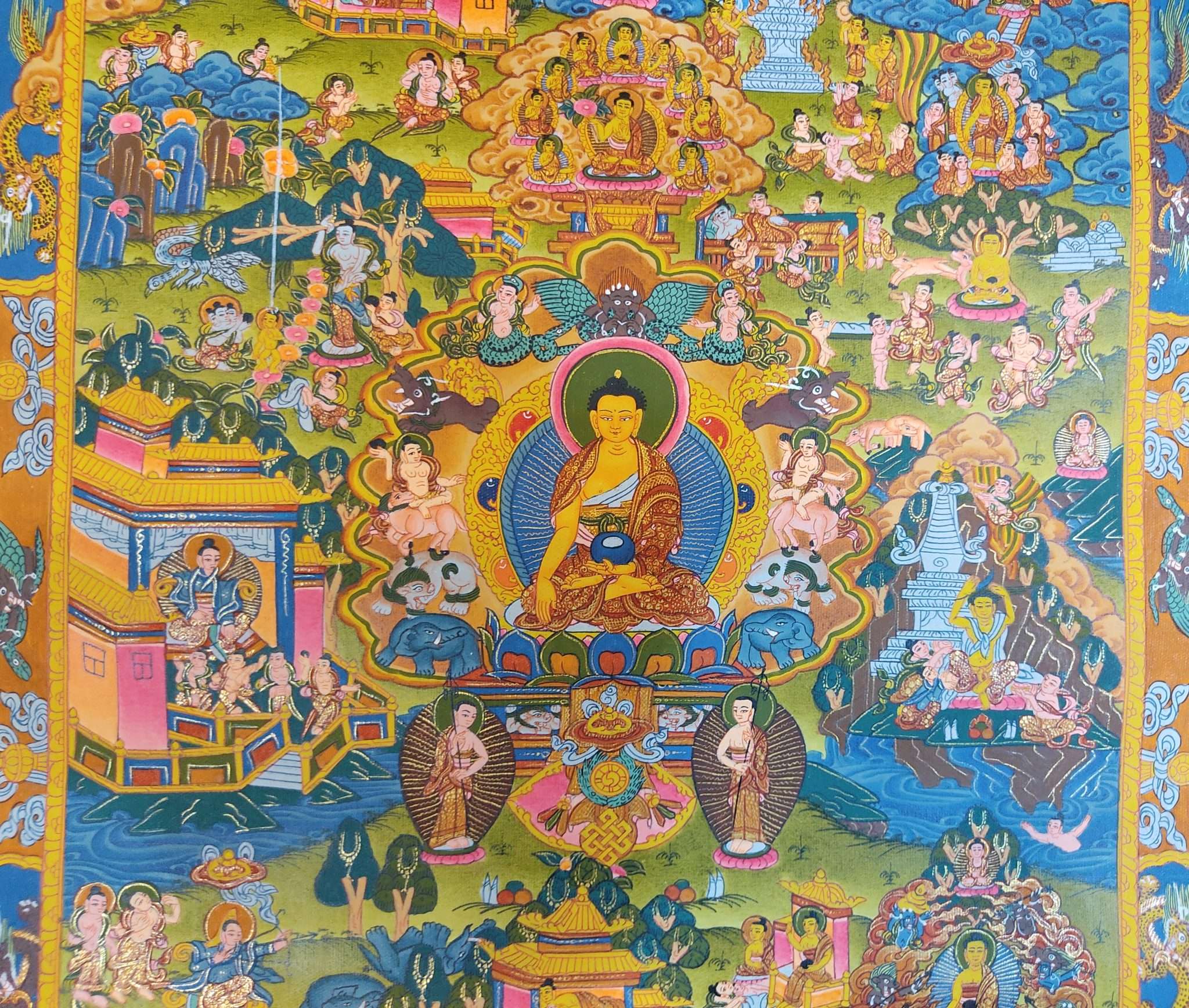 Life Of Buddha Story Thangka - Get Inspiration For Your Spiritual ...